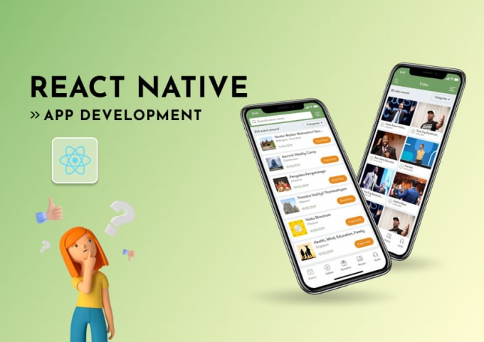 Create Dual Cross Platform Mobile App Using React Native By