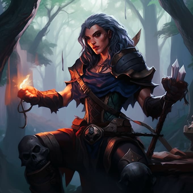 Make a dd art and dnd character art by Qeoksing | Fiverr