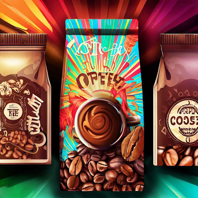 Coffee bag, label, sticker and packaging design by Marthstevens2 | Fiverr