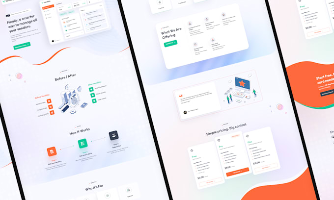 Convert figma to html, react js, next js website by Red1_work | Fiverr