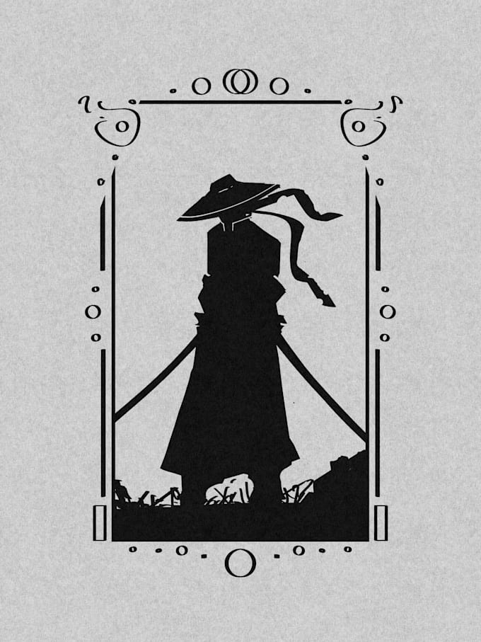 Make a silhouette design character by Anasarzq | Fiverr