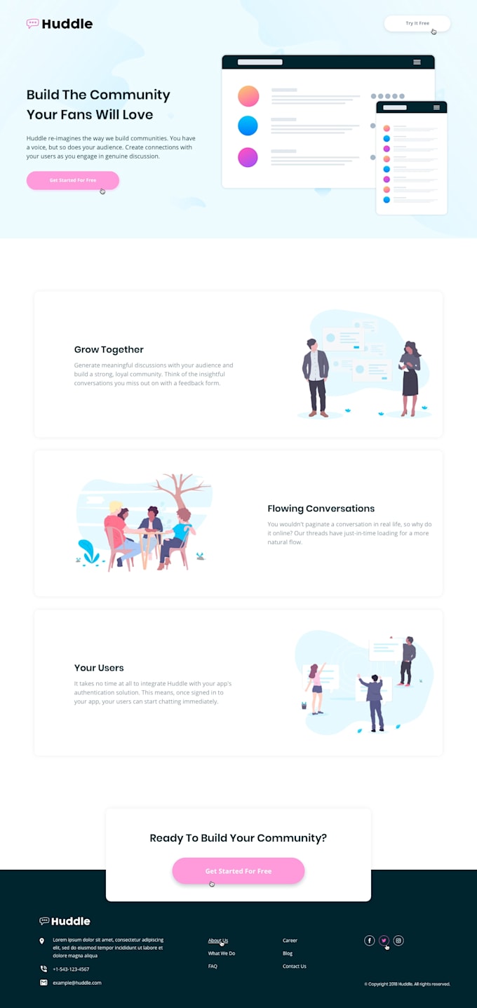 Convert your website design to html and tailwind css by Mansoor1437 ...