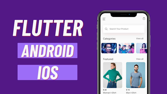 Do flutter app, flutter app developer, flutter app development, by Flutter_dev225 | Fiverr