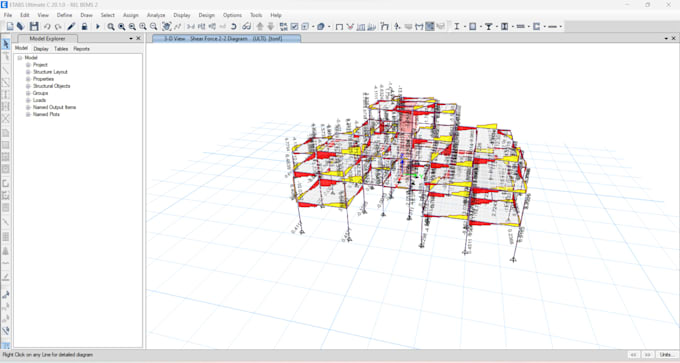3d modeling, analyse your rcc structure with etabs, safe sap by Med_arafat | Fiverr