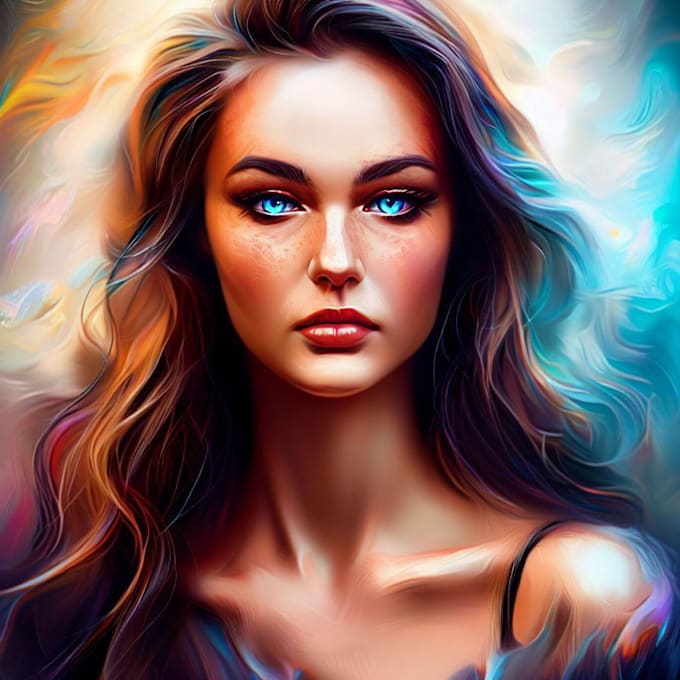 Draw realistic digital fantasy portraits by Kazxionsedha | Fiverr