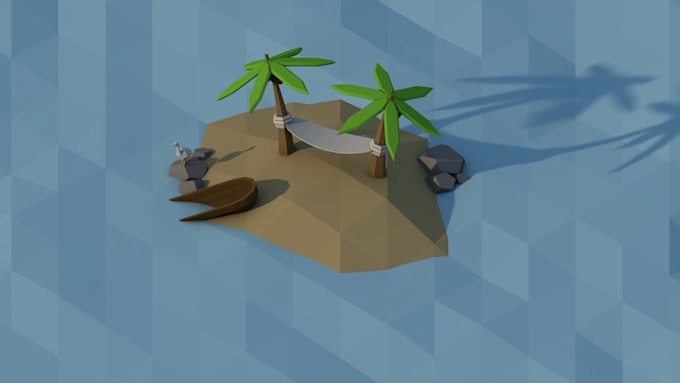 Create a 3d low poly illustration by Jdanthh | Fiverr