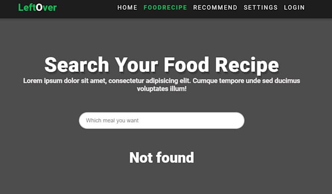 Left over food recommedation for mumbaihacks hackathon by Shubham_kharche | Fiverr