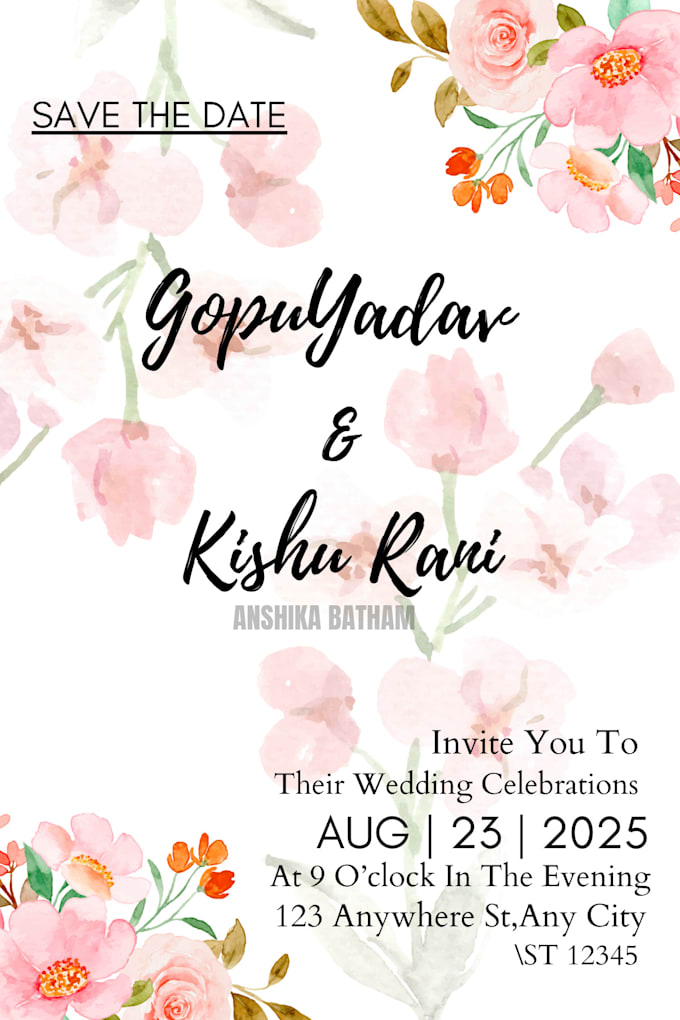 Do youtube thumbnails and invitation cards by Anshikabatham23 | Fiverr