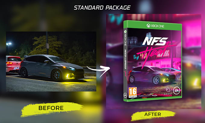 Design unique custom game cover of your car by Northway_studio | Fiverr