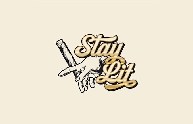 Stay lit slogan logo development by Mildred_reyes | Fiverr