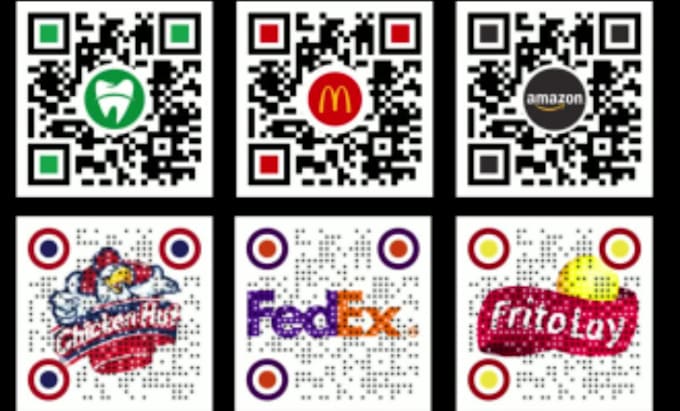 Make qr code and custom qr code with your logo by Haxsan_janjua | Fiverr