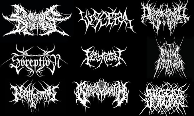 Draw any awesome metal band logo by Rachel_gates | Fiverr
