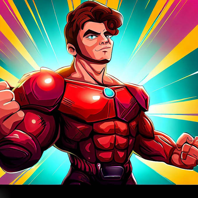 Create marvel superhero comic by Peaqacs34 | Fiverr