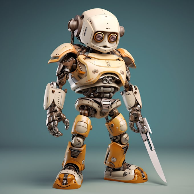 Draw detail mecha robot character concept for you by Xoukou | Fiverr