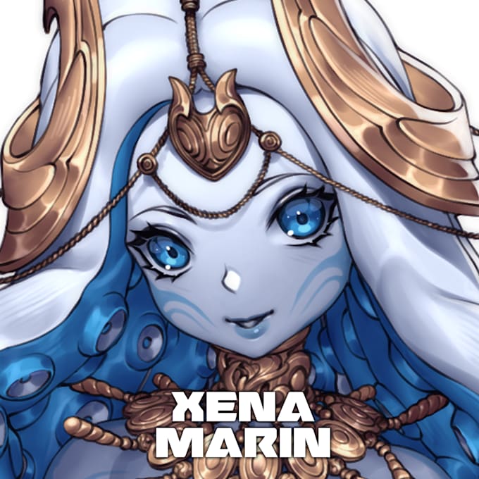 Draw your oc or anime fanart in portrait by Xenamarin | Fiverr