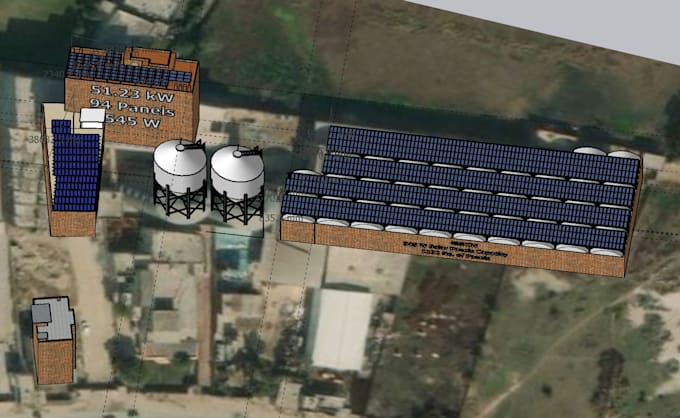 Design solar pv systems using sketchup and pvsyst by Faheem_09 | Fiverr