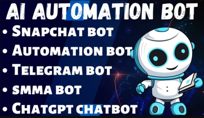 Create An Automated Snapchat Bot Telegram Bot Twitch Bot Twitter Bot Discord Bot By Innovatum