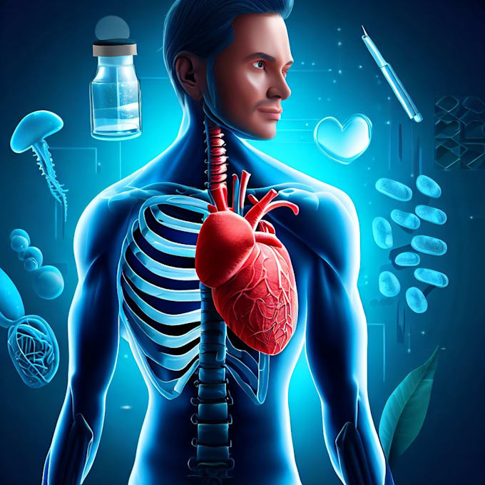 Create 3d and 2d detailed medical illustrations by Climeoster | Fiverr