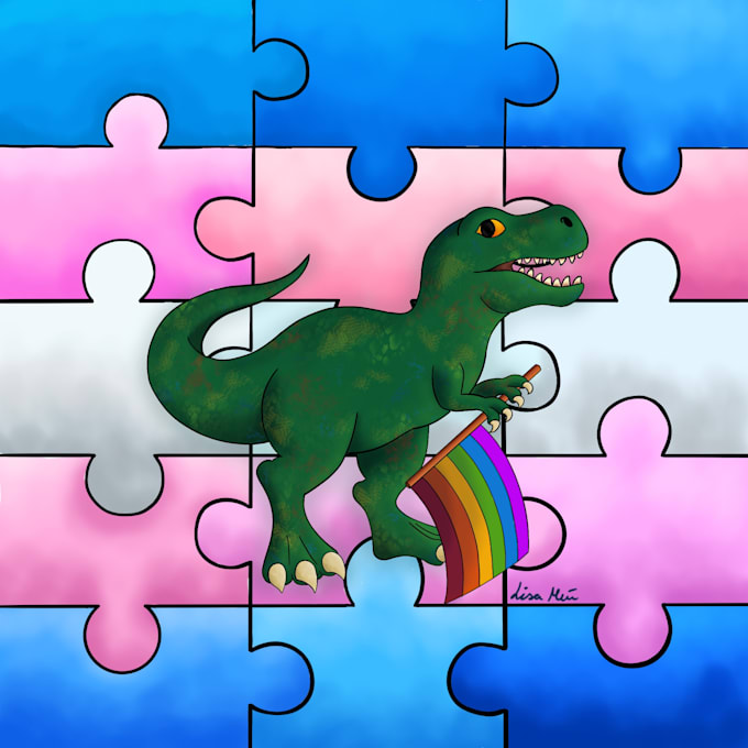 Draw you a custom lgbtqia animal by Lisamaiart | Fiverr