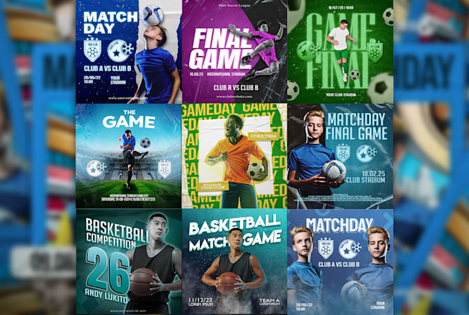 Design a poster for the final soccer or football match by Agungfirdaus ...