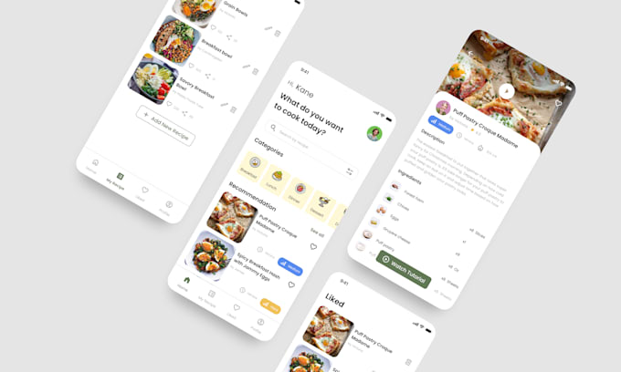 Design user interface for your mobile apps by Kanepham | Fiverr