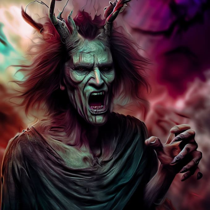 Create a fantasy horror character by Spatiks | Fiverr