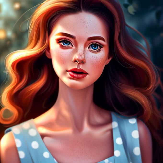 Draw a portrait in semi realism disney cartoon style by Cridyte | Fiverr