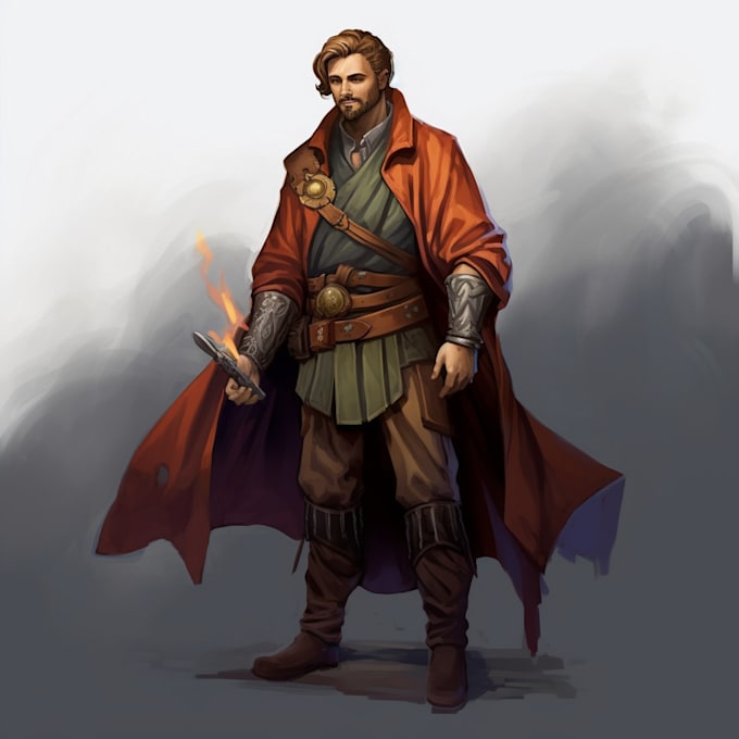 Create a full body dnd character art by Jengooetzee | Fiverr