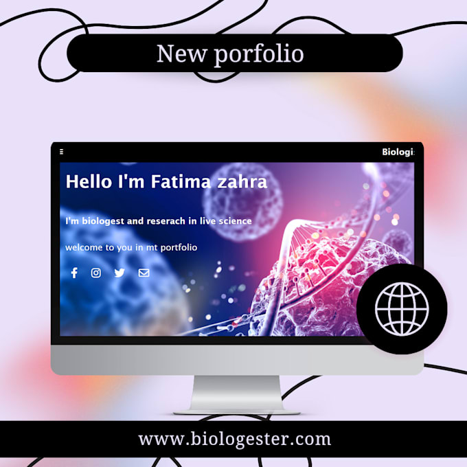 Design creative and professional portfolio by html and css by Fati_zahra22 | Fiverr