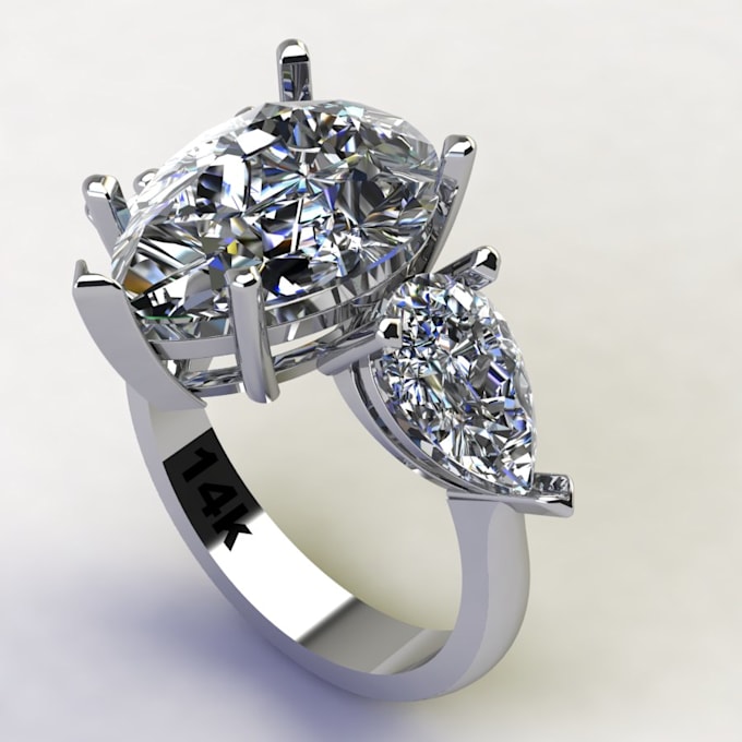 Design professional diamond jewellery and rendering by Ikramahmed827 ...