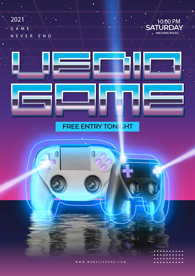 Design professional posters or flyers for e sports gaming event by ...