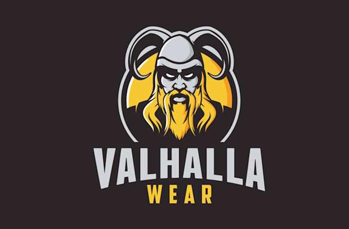 Design high quality valhalla logo for your business with 24 hours by ...