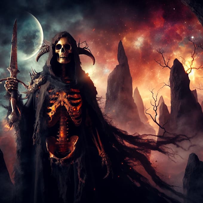 Create a fantasy horror character by Elephoveeku | Fiverr
