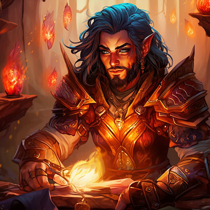 Make your dnd character art by Faleefsop | Fiverr