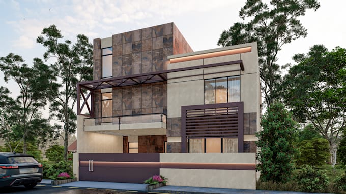 Model building 3d exterior view and render in lumion by Tufailahmad6768 ...