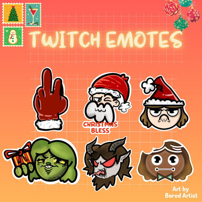 Do graphics, emotes, badges for twitch, youtube and more by Bored ...