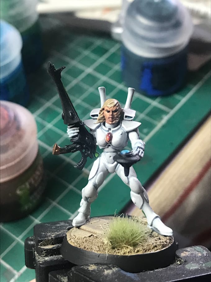 Paint your warhammer and table top miniatures by Greycatpaints | Fiverr