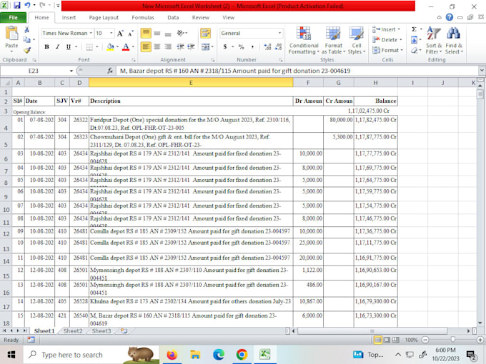Do data conversion, copy paste by Ratul_raihan_18 | Fiverr