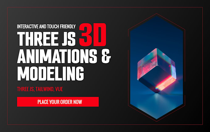 Build 3d model, animations, configurator or landing page with three js by Mohammudullah | Fiverr