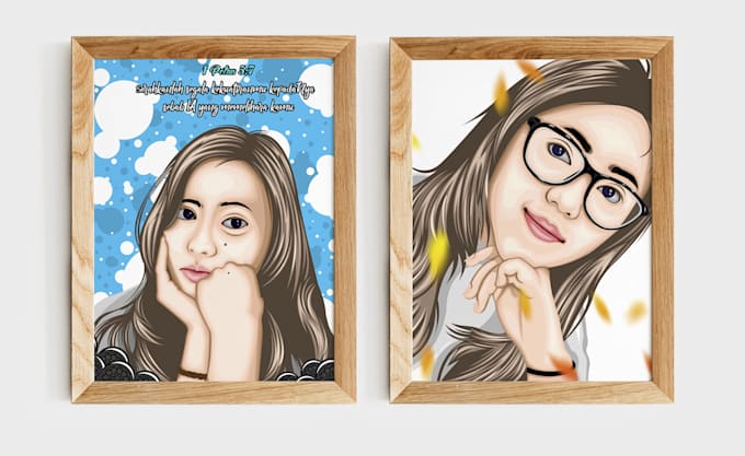 Turn your face into a cartoon by Serpensartlab | Fiverr