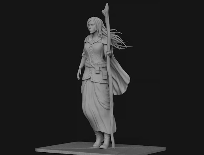 Turn 2d image to 3d model, sculpt 3d stl file, 3d game character, fbx ...