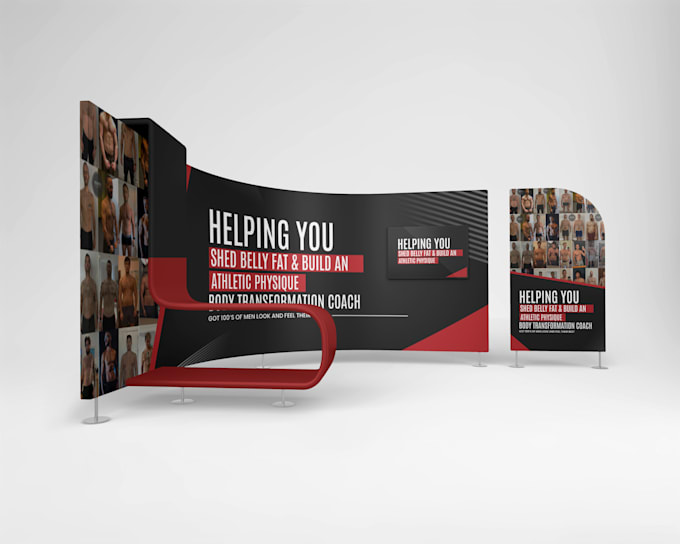 Design trade show banner, backdrop, and exhibition booth design by Muhammad__007 | Fiverr