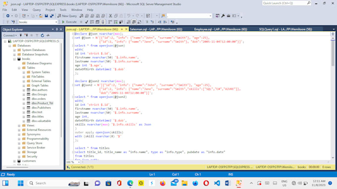 Write Database Queriesstored Procedures Views And Triggers