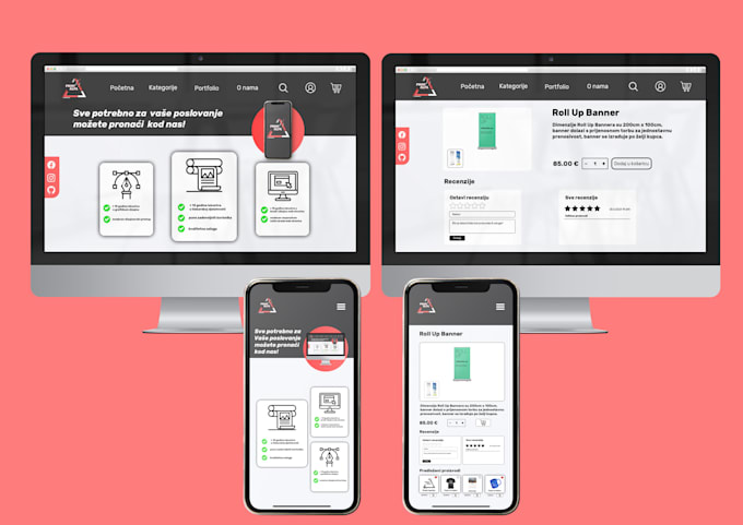 Create modern ui ux website with responsive design by Robertino_p | Fiverr