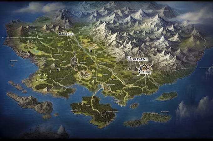 Custom fantasy maps for you by Mgigordiz | Fiverr