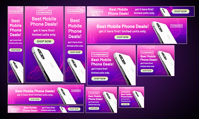 Design google ads banner, adwords, display ads design by Graphicbundle ...