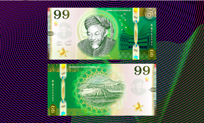 Custom design banknote, currency, money design by Sejuksegar | Fiverr