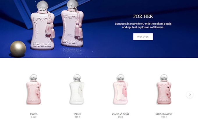 Design a stunning perfume shopify website fragrance shopify candles ...