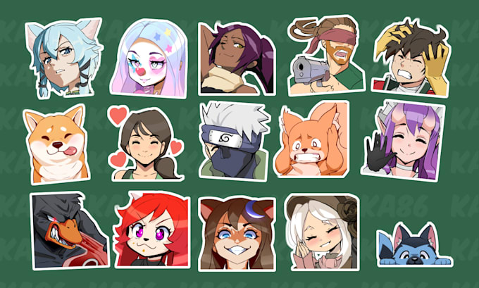 Create custom rumble emotes for you by Knightartist86 | Fiverr