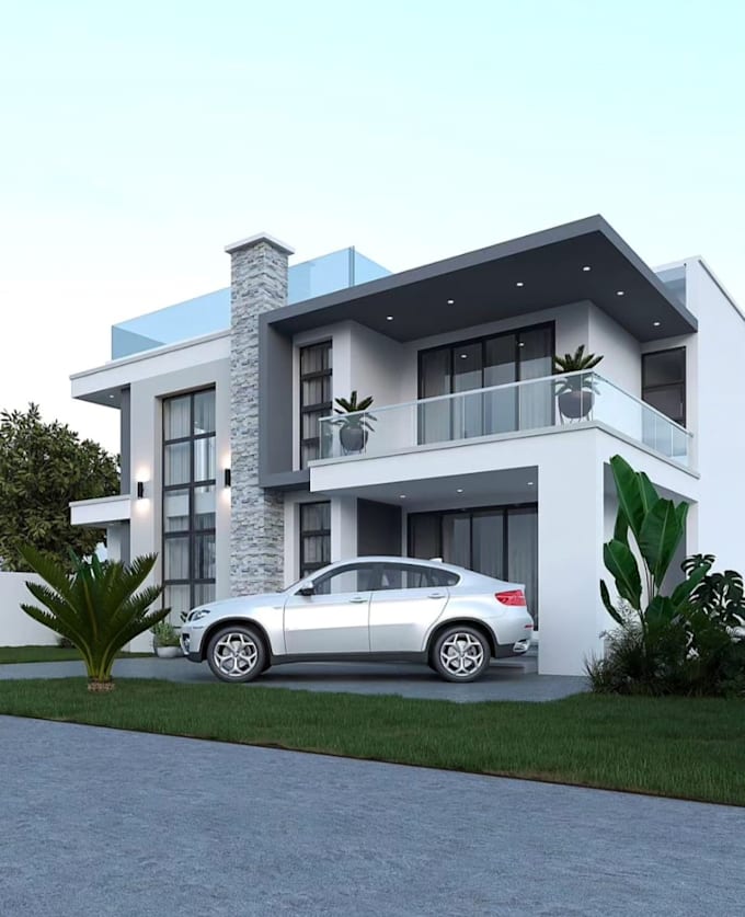 Do professional 3d model, interior and exterior rendering, design, 3d ...